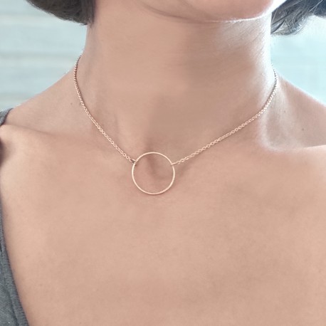 Collier ras de cou plaqué or • Philae Paris